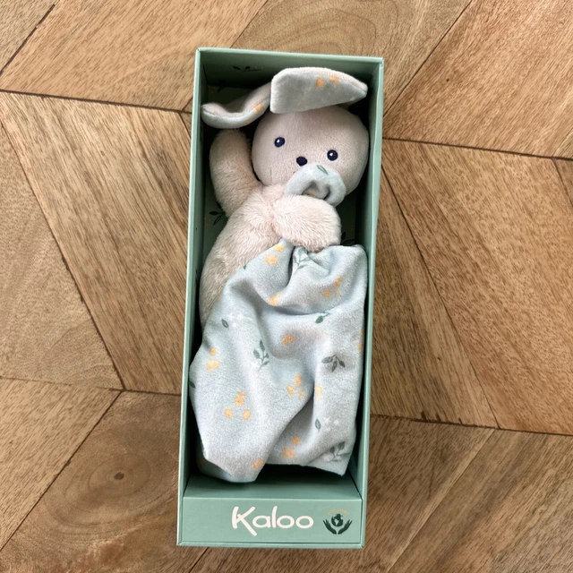 KALOO BLUE BUNNY COMFORTER BABY SOFT TOY BLANKIE SOOTHER ️ new rabbit £ ...