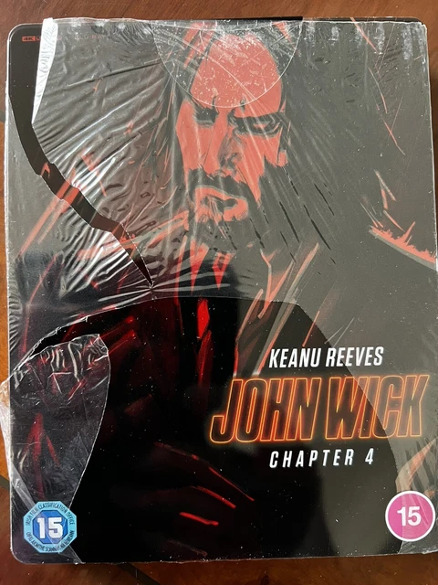JOHN WICK: CHAPTER 4 [2023] Limited Edition Steelbook 4K UHD + Blu Ray EUR 9,34 - PicClick IT