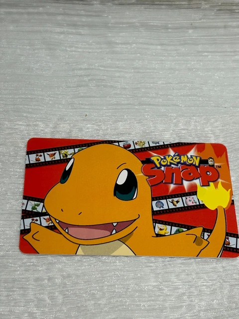 CARTE À PUCE vidéo vintage blockbuster Pokemon Snap Charmander Station ...