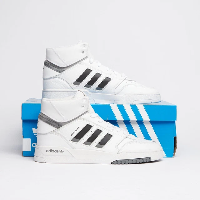 ADIDAS DROP STEP Mid White SIZE 8 Trainers £45.00 - PicClick UK