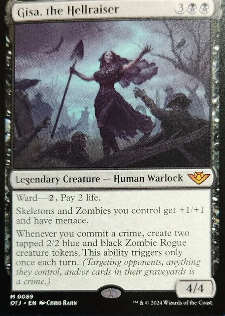 GISA, THE HELLRAISER M MTG Outlaws of Thunder Junction M/QUASI ...