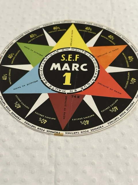ANCIENNE ETIQUETTE DE FROMAGE SEF MARC Hte Savoie EUR 3,50 - PicClick FR