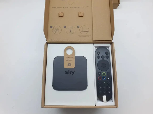SKY STREAM TV Streaming Box and Remote PUCK IP061B ANTH Unused £44.95 ...