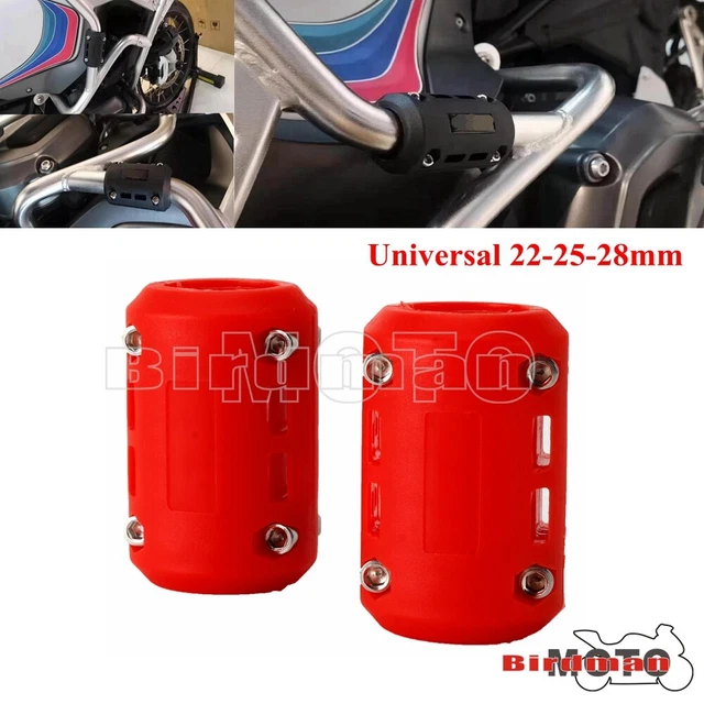 MOTORCYCLE ENGINE CRASH Bar Protection Bumper Decorative Guard Block 22 ...