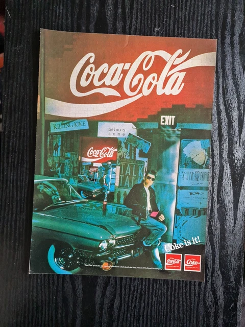 COCA COLA COKE Is It ! RARE 1990S ADVERt POSTER ART 9X11" £10.99 ...