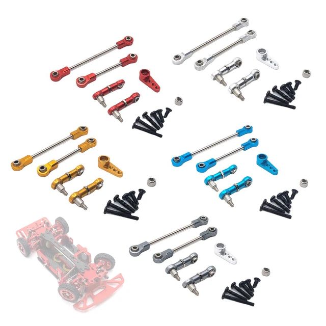 RC CAR STEERING Rod Servo Link Linkages Servo Arm for 1/28 Wltoys Parts ...