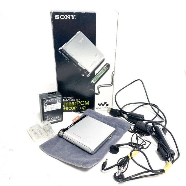 SONY MZ-RH1 MINIDISC Enregistreur Lecteur Hi-Md Walkman Mp3 Numérique ...