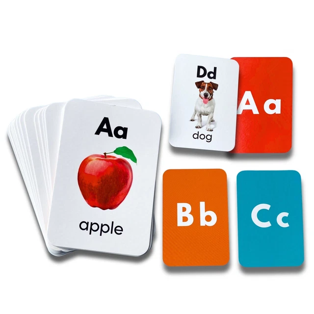 ENGLISH ALPHABET CARDS For Kids, Educational Flash Cards, Learning ...