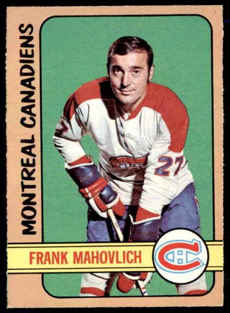 1972-73 O-PEE-CHEE FRANK Mahovlich Canadiens de Montréal #102 EUR 10,36 ...