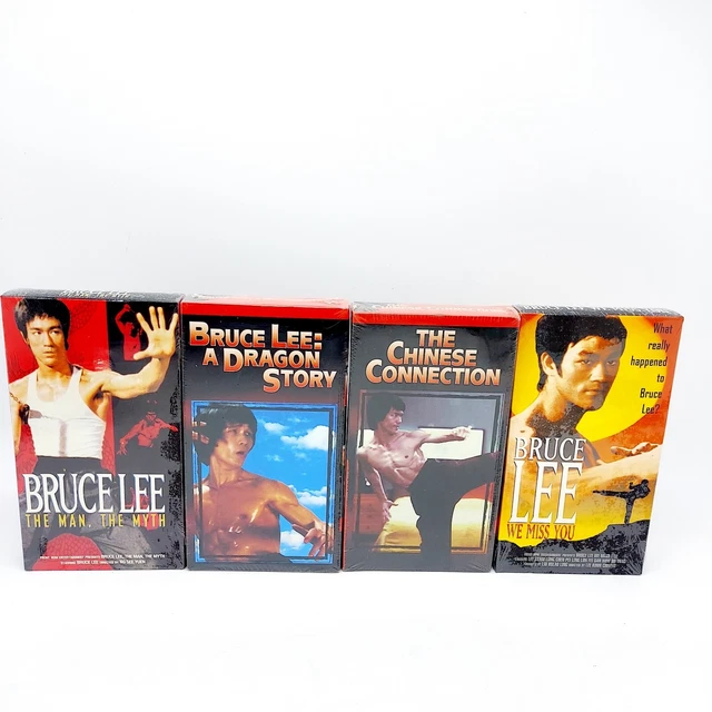 BRUCE LEE VHS Lot Sealed RARE The Man The Myth Dragon Story Chinese ...
