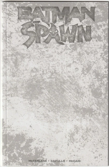 BATMAN SPAWN # 1 Blank Sketch Variant Cover I NM DC 2022 [BK67] $6.99 ...
