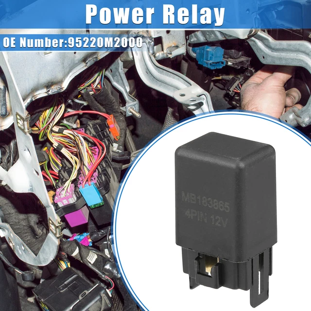 RELAIS VOITURE DC 12V 40A compatible pour Hyundai pour Kia 4 broches ...