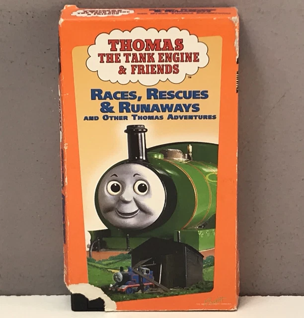 THOMAS TANK ENGINE VHS Video Tape Races Rescues Runaways Train BUY 2 ...