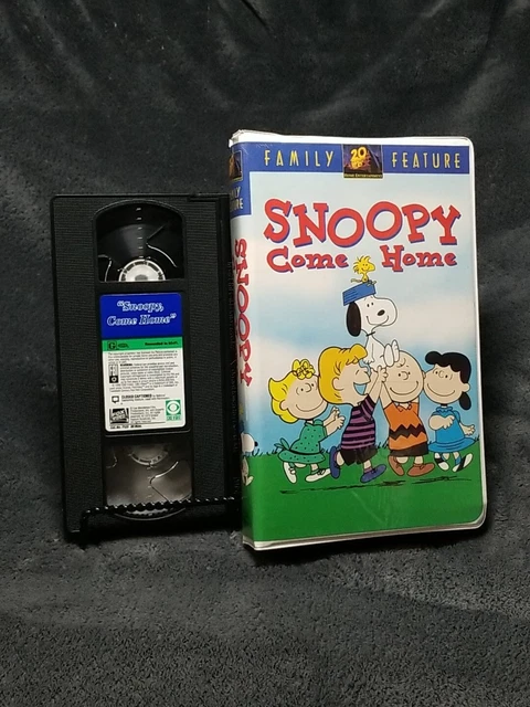 SNOOPY COME HOME VHS Clamshell Peanuts dessin animé 1972 1995 OOP EUR 5 ...
