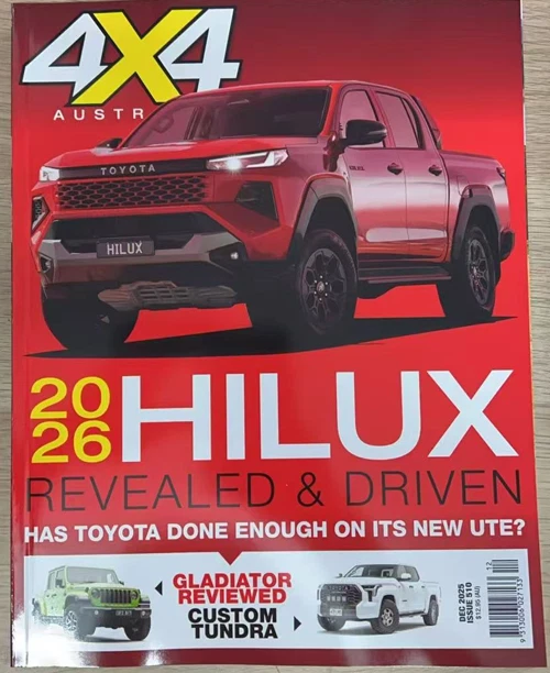 4X4 AUSTRALIA MAGAZINE December 2025 Issue 510 2026 Toyota Hilux $22.95 - PicClick AU