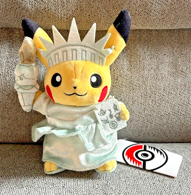 PIKACHU STATUE OF Liberty Pokemon Center NYC New York Exclusive With ...