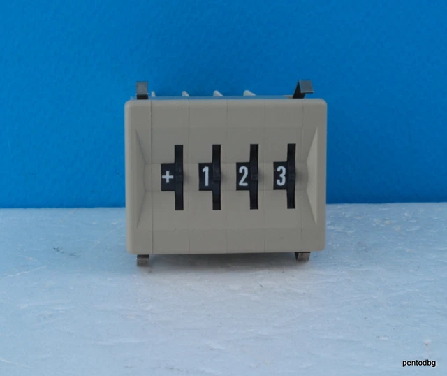 CONTRAVES AG ZURICH Compteur Trois Chiffres Et Symboles M731Ls Broches ...