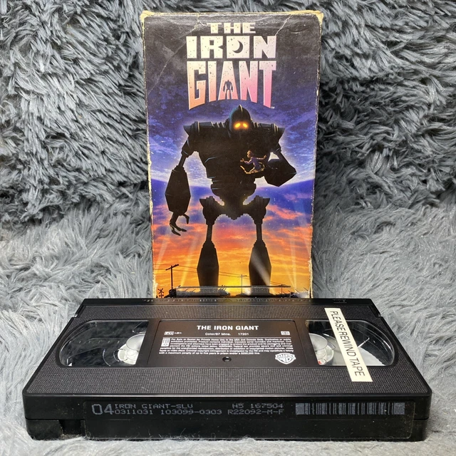 THE IRON GIANT VHS Tape 1999 Alternative Slip Sleeve Cover Variant ...