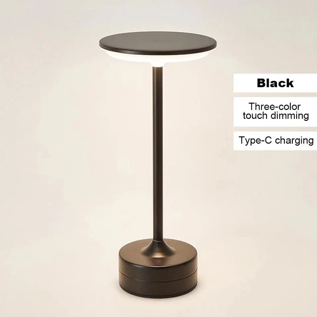 LED TABLE LAMP Touch Sensor Rechargeable Portable Night Light Bedroom ...