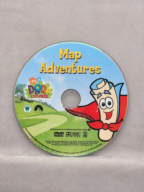 DORA THE EXPLORER - Map Adventures (DVD, 2003) * *DISC ONLY** SHIPS ...