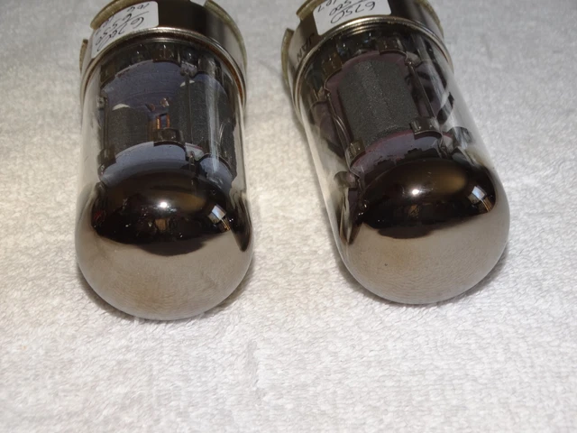 2 TUBOS JAN-CTL-6080WB (6AS7) Tung-Sol*Par muy fuerte emparejado*#3 EUR ...