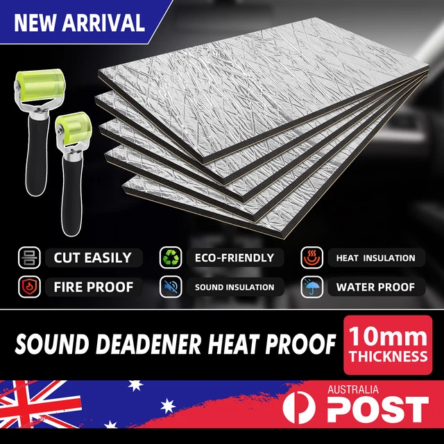 SOUND DEADENER HEAT Proof Insulation Noise Proofing self-adhesive Foam ...