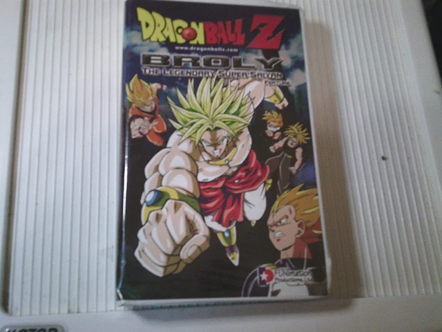 DRAGON BALL Z Broly the Legendary Super Saiyan VHS Uncut +3 Promo Cards ...