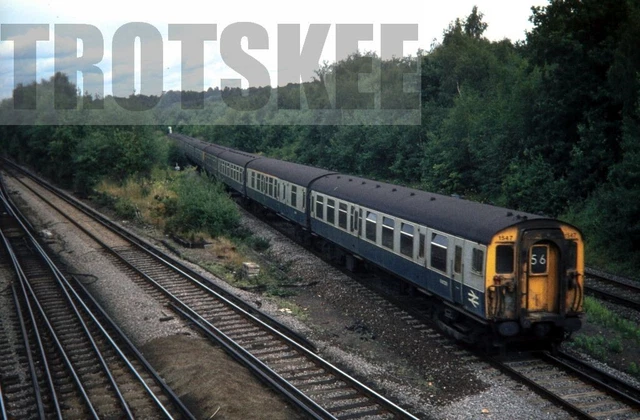 35MM SLIDE BR British Railways Electric EMU Class 411 1547 Petts Wood ...