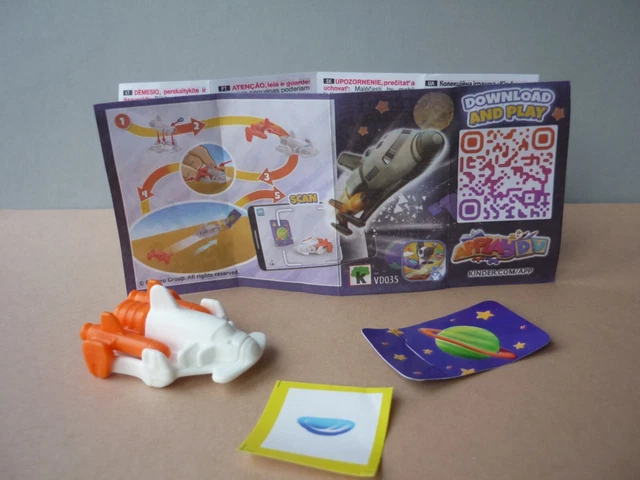 KINDER SURPRISE 2022 Space drone VD035 / VD 035 + BPZ ( EAC 10.2021 ...