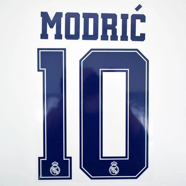 2019-20 REAL MADRID Player Issue Third Blue Name Set Sporting ID - #10 ...