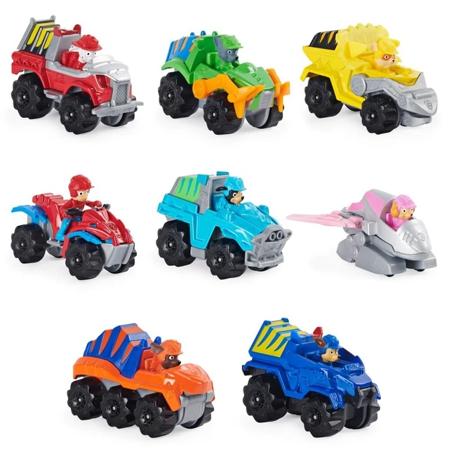 PAW PATROL TRUE Metal Mini Scale Dino Rescue 8 Pack Collectible Die ...