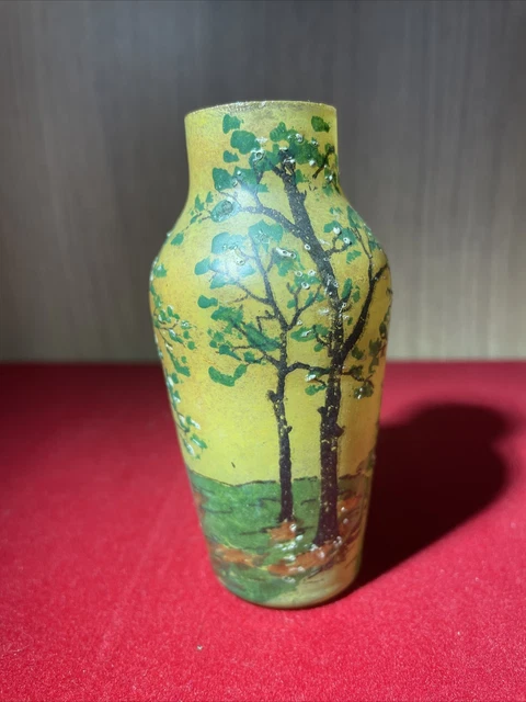 VASE MINIATURE EN Verre Émaillé DLG De Legras EUR 30,00 - PicClick FR