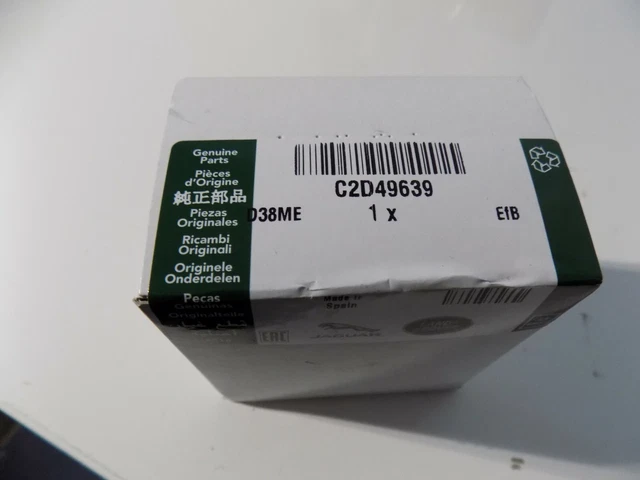 GENUINE NEW JAGUAR XE XF XJ Silver Red Growler Alloy Wheel Centre Cap ...