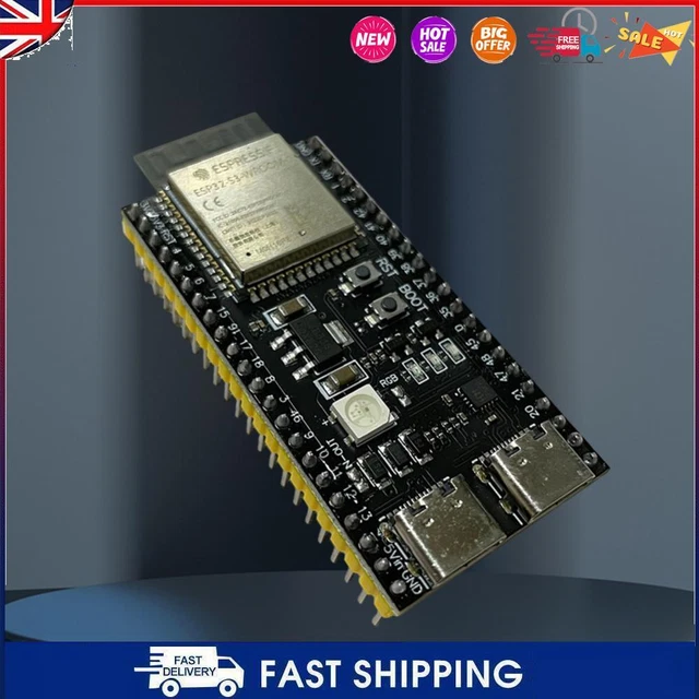 ESP32/ESP32-S3/ESP32-C3 SCHEDA DI sviluppo doppia tipo C (N16R8 saldato) #C EUR 9,80 - PicClick IT