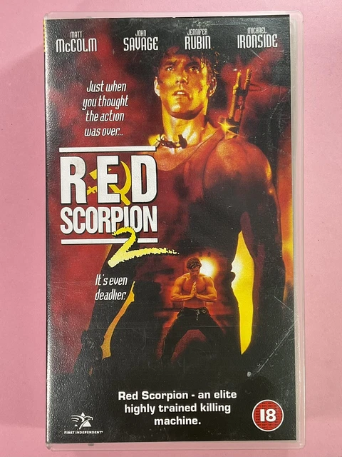 RED SCORPION 2, VHS Video PAL, Matt McColm, 1999 Cinema Club £2.25 ...