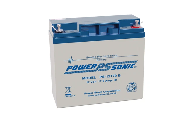 PS-12170 POWER-SONIC 12 volts 17Ah rechargeable PS12170 12V batterie ...