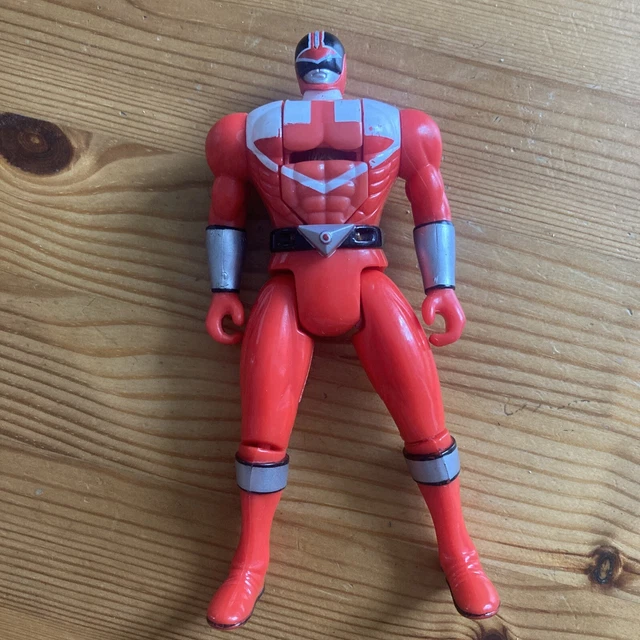 POWER RANGERS TIME Force Auto Morphin Red Ranger Bandai 2001 £8.95 ...