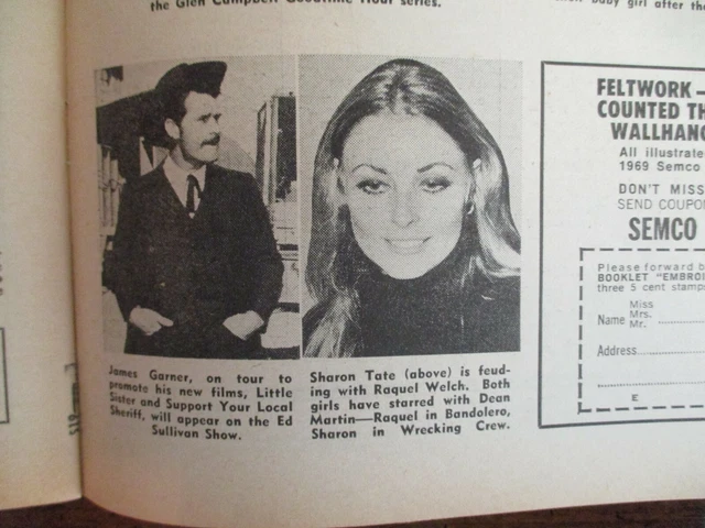 1969 AUSTRALISCHES TV-MAGAZIN (JUNE THODY/SHARON TATE/TOM JONES/JOHN ...