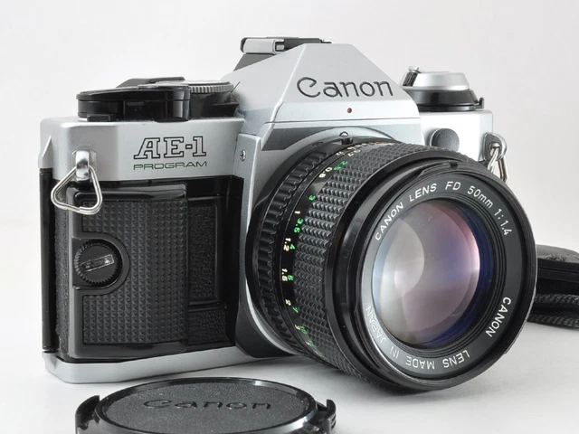 CANON AE-1 PROGRAM Silver NEW FD 50mm f1.4 《Tested》#5MY12Y01-4 $397.93 ...