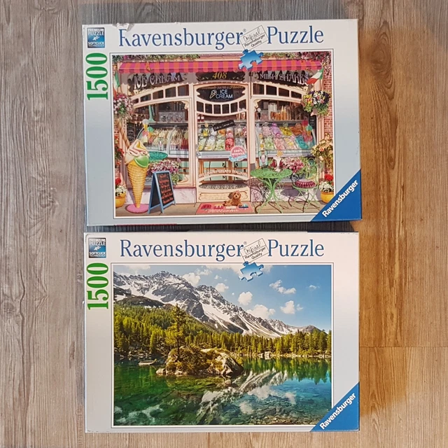 RAVENSBURGER PUZZLE 1500 Teile Ice Cream Shop Bergmagie EUR 15,90 ...