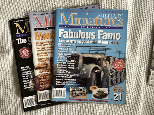MILITARY MINIATURES IN Review Magazines Numbers 20,21,22,23 EUR 1,20 ...