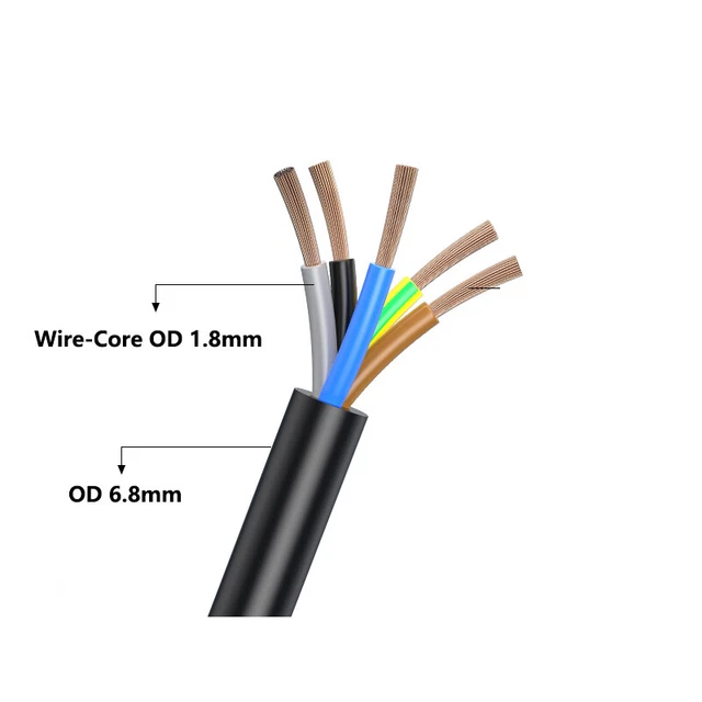 RVV 0.3MM²~6.0MM² COPPER Wire Power Signal Control Sheath Monitor Cable ...