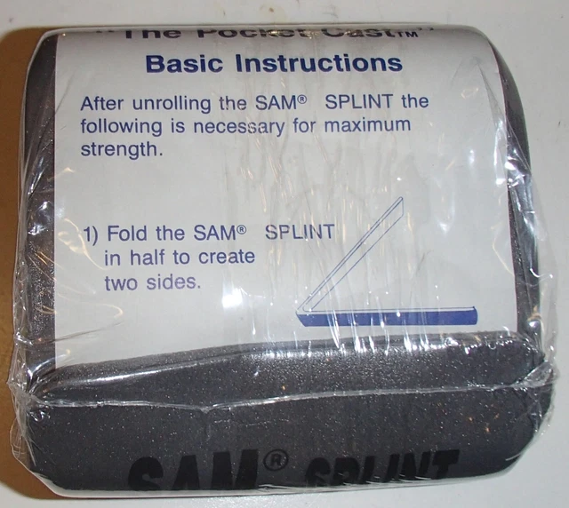 SAM SPLINT POCKET Cast First Aid Fracture Care Brace Olive Army Green ...