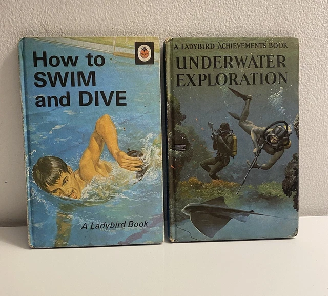 VINTAGE 1967 LADYBIRD Book How To Swim Underwater Exploration Series ...
