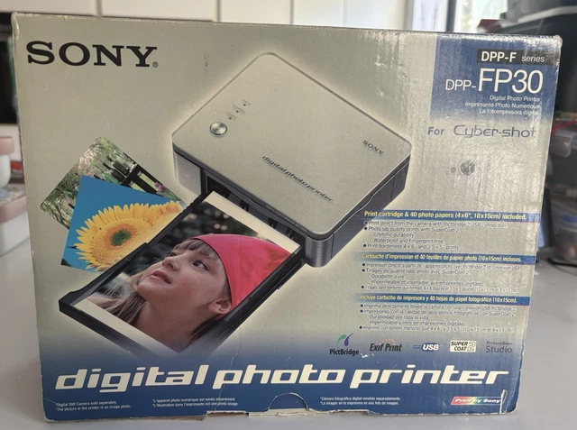SONY DIGITAL PHOTO Printer DPP-F Series DPP-FP30 For Sony Cyber Shot ...