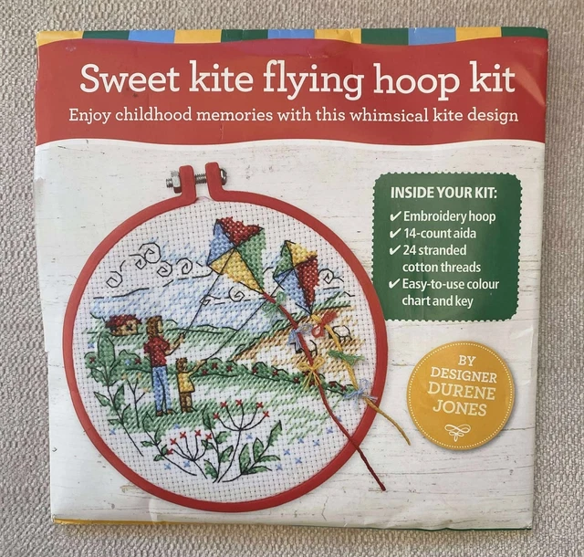 SWEET KITE FLYING Hoop Kit - Durene Jones £3.84 - PicClick UK