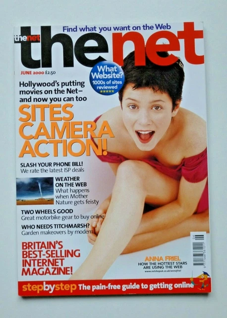 THE UK NET Magazine June 2000. Issue 11. Anna Friel. Early Internet Magazine £5.49 - PicClick UK