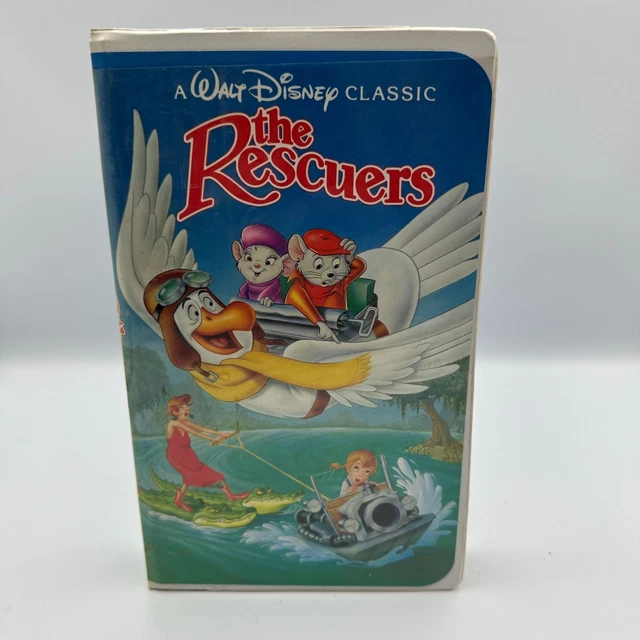 THE RESCUERS VHS Walt Disney Classic 1992 Animation Family Movie G ...