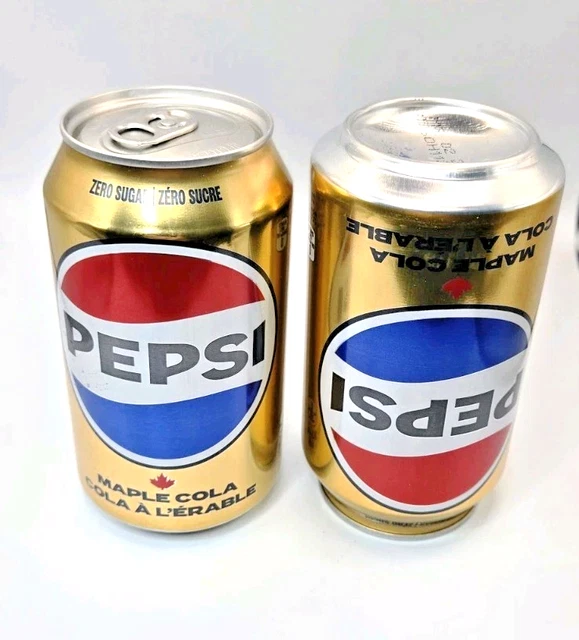 PEPSI MAPLE COLA Zero Sugar (2026) Empty Collector Can 🍁 Canada French ...