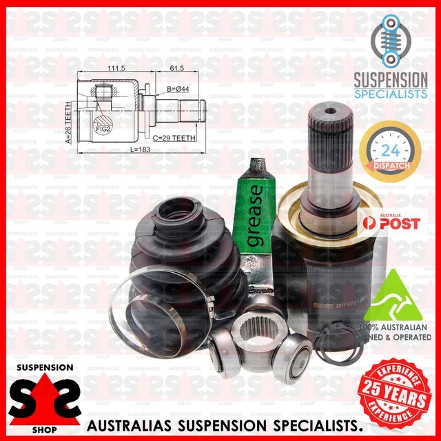 FRONT AXLE LEFT Joint Kit, Drive Shaft Suit LAND ROVER Discovery 3.0 TD 4x4 EUR 111,23 - PicClick FR